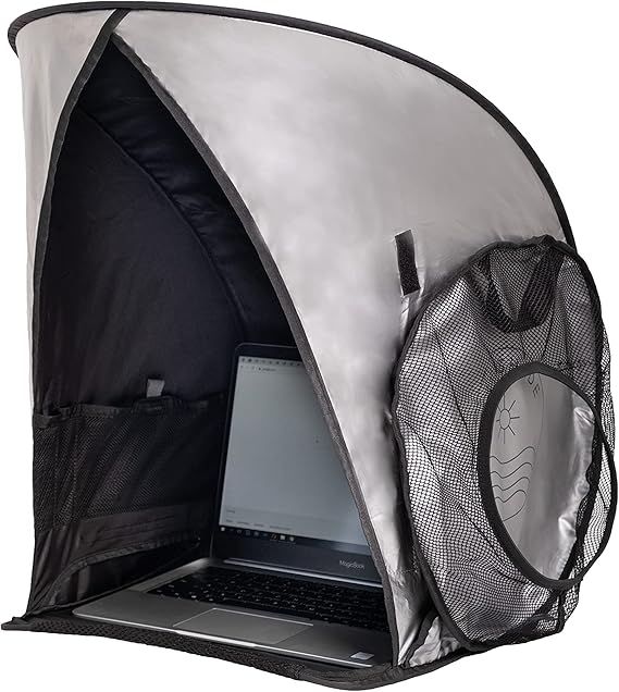 Amazon.com: Laptop Sun Shade for Working Outside | Glare Blocker | Heat ...