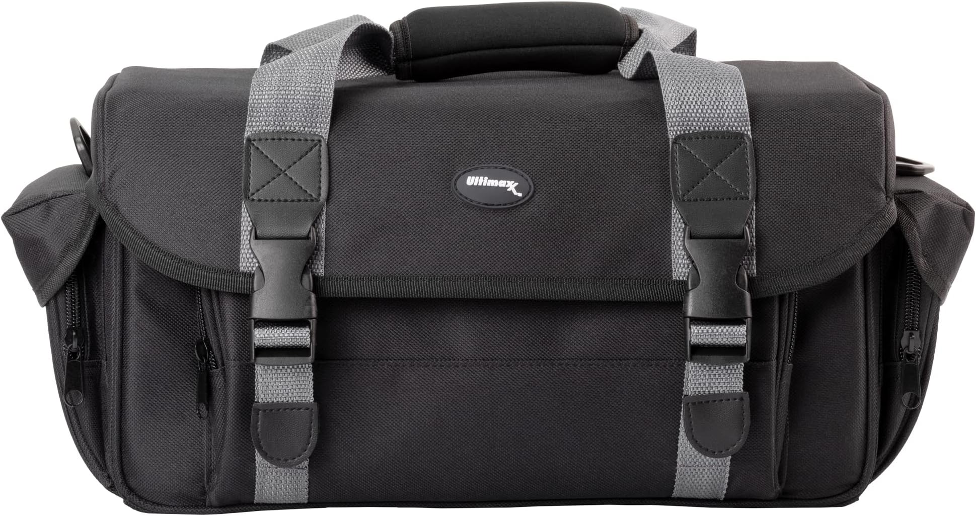 Amazon.com : Amazon Basics Large DSLR Gadget Bag, Black with Grey ...