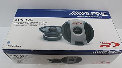 Amazon.com: Alpine SPR-17C 6-1/2" 2-Way Speaker (Pair) : Electronics