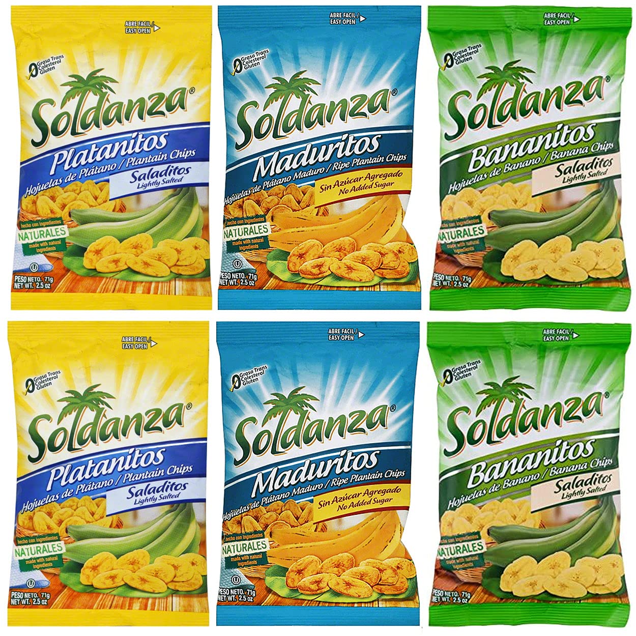 Amazon.com: Journey of Snacks "International Snack" Soldanza Plantain ...