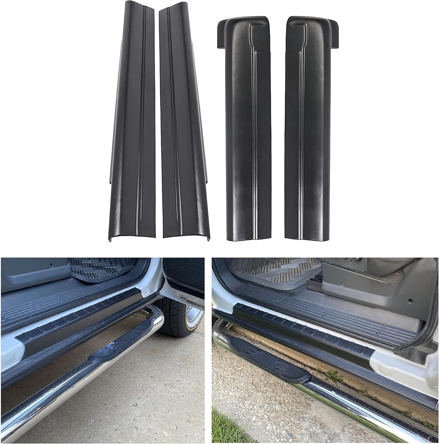 Amazon.com: ECOTRIC Rocker Panel Guard Compatible with 1999-2007 Chevy ...