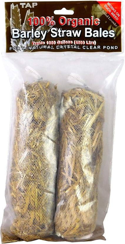 TAP Pond Barley Straw Algae Control DuckWeed Water Treatment Dual Pack ...