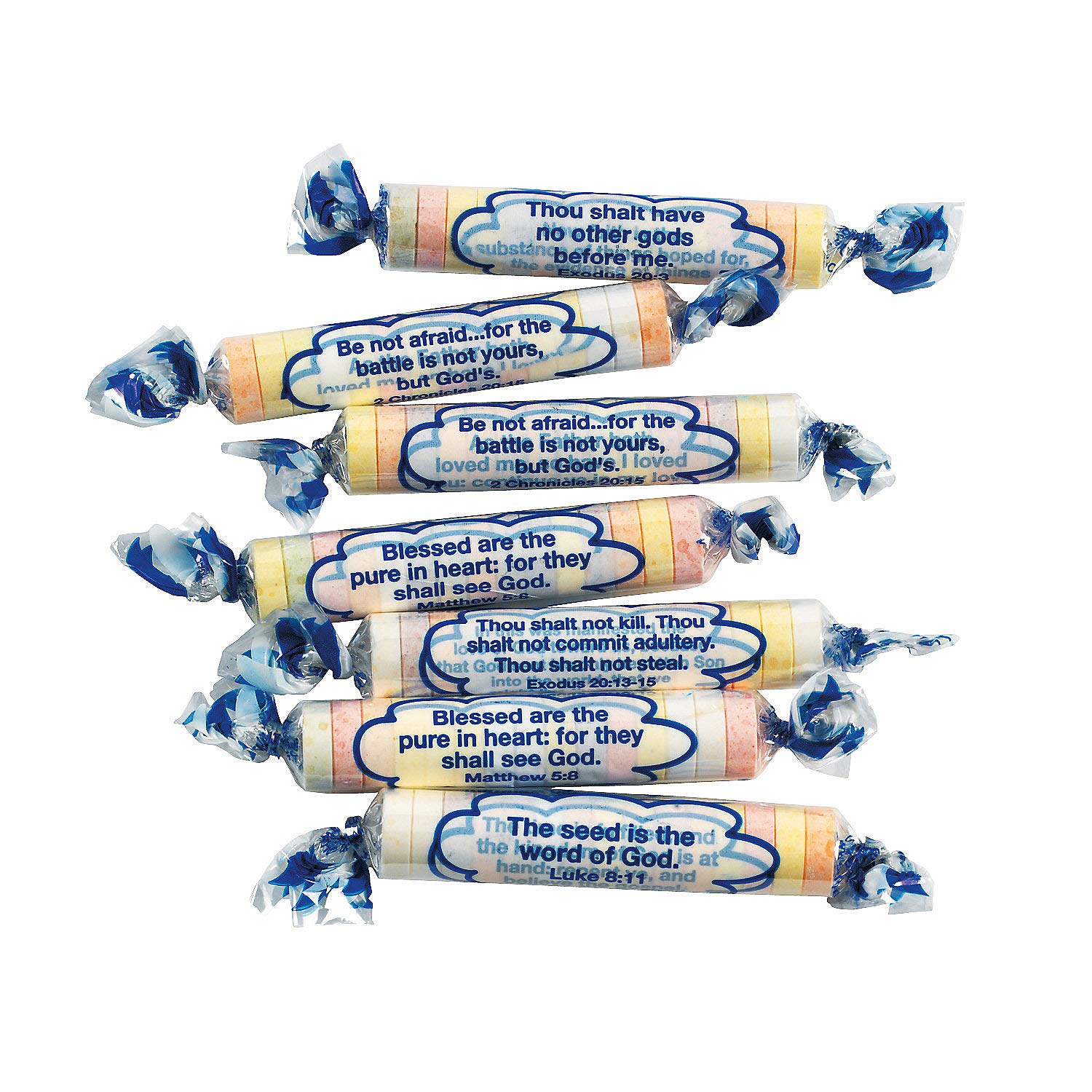 Amazon.com : Tangy Tarts Scripture Hard Candy - 60 Pack : Chocolate And ...