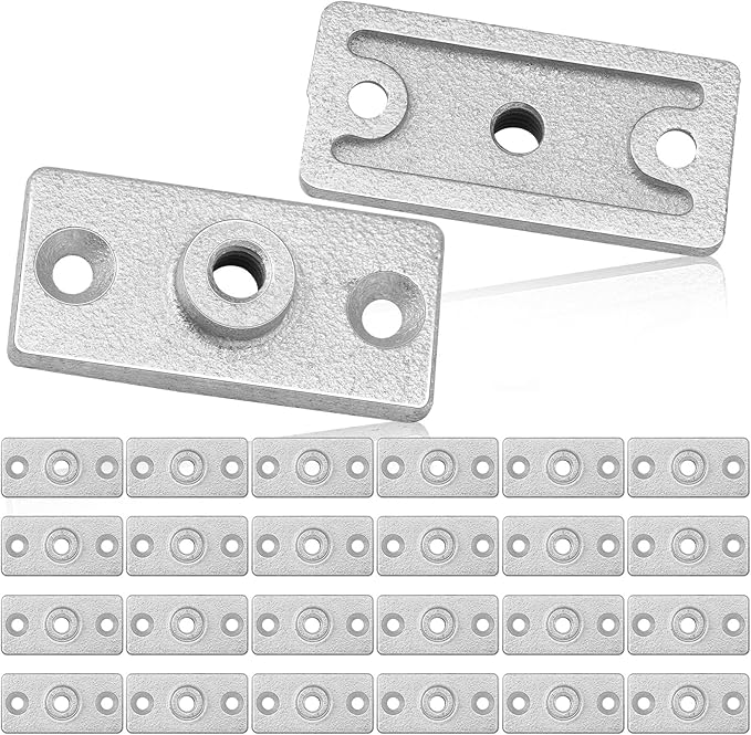 Gisafai 24 Pcs Ceiling Flange Hangers for 3/8 in Ceiling Flange Hanger ...