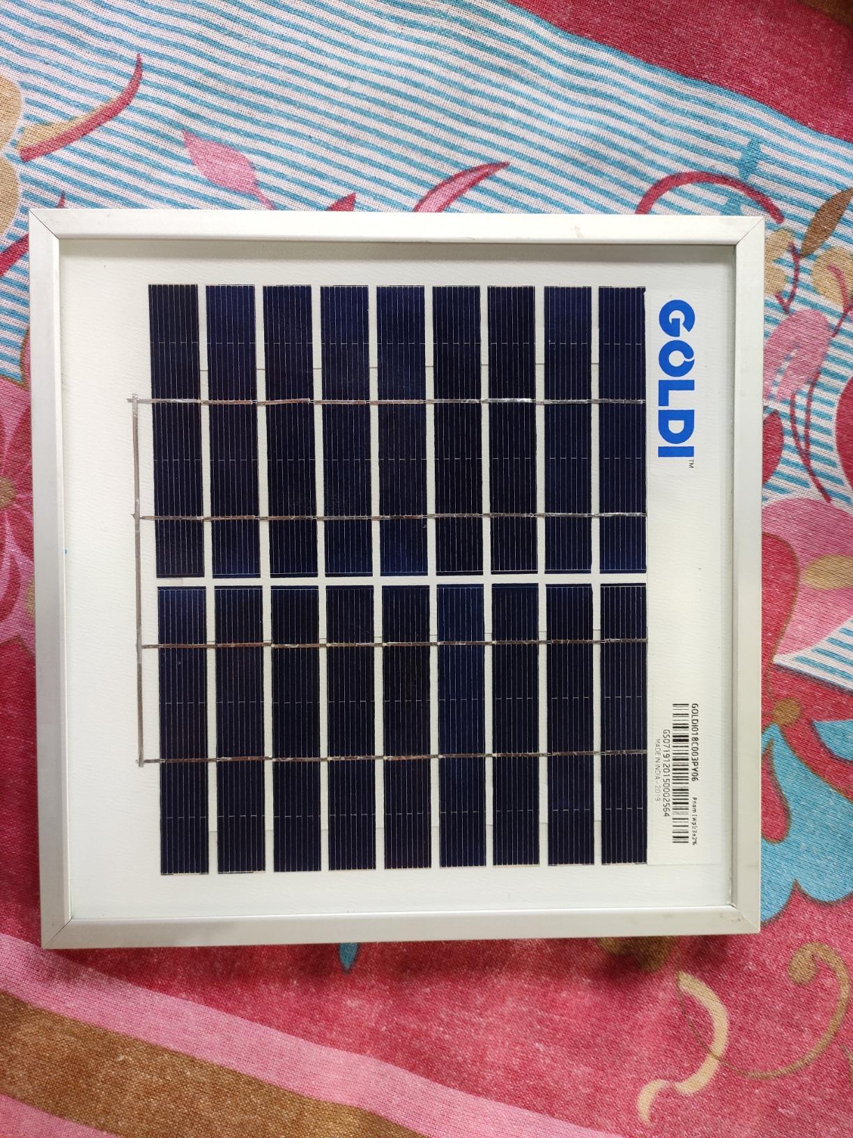 Easy Electronics Solar Panel 6 Volt 3 watt (6v-3w) : Amazon.in: Garden ...