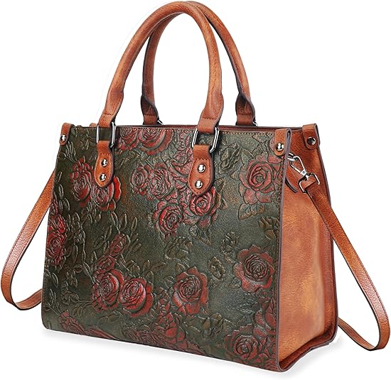 Crossbody Bag for Women Shoulder Bag Top Handle Tote Purses Vintage ...