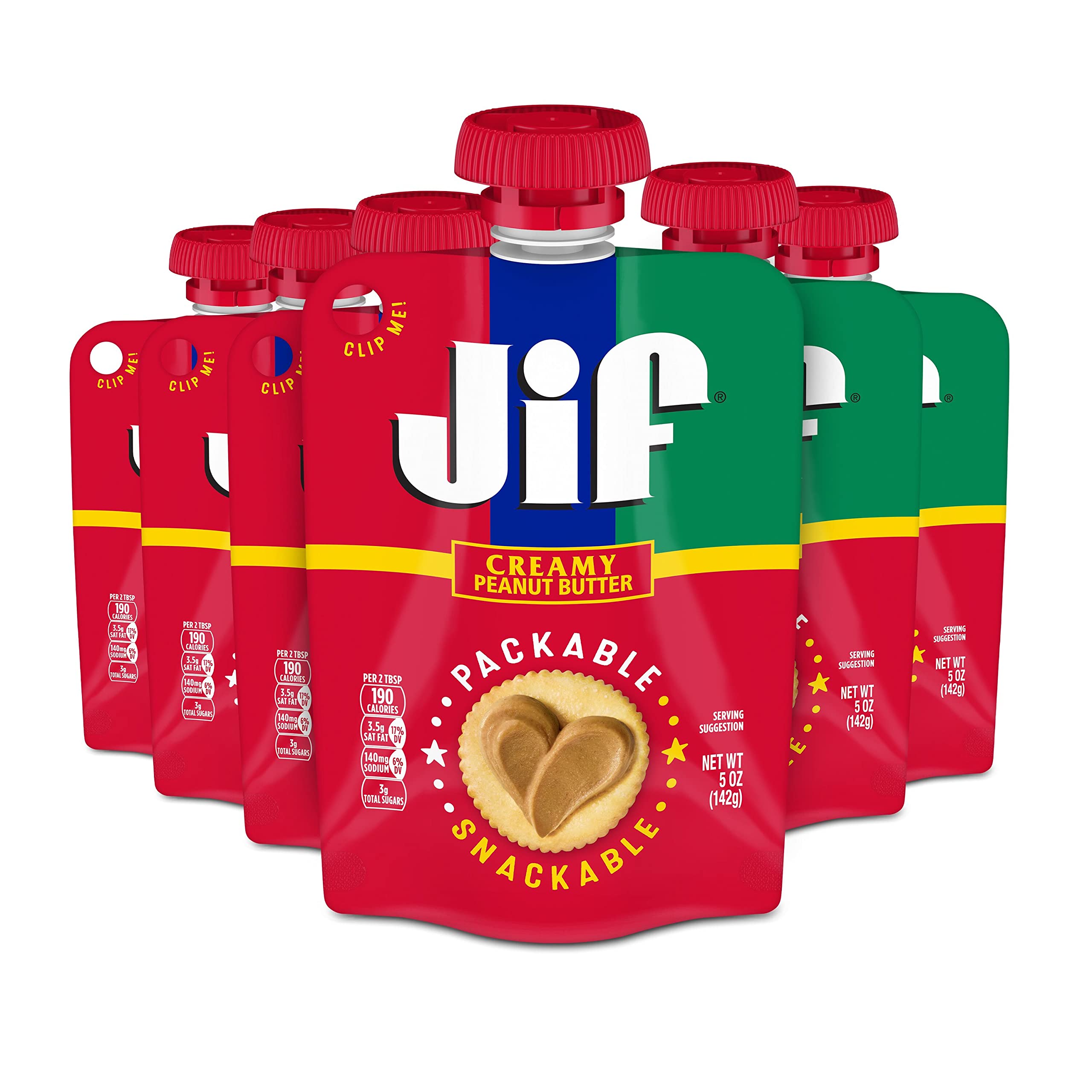 Snapklik.com : Jif Portable Squeeze Creamy Peanut Butter