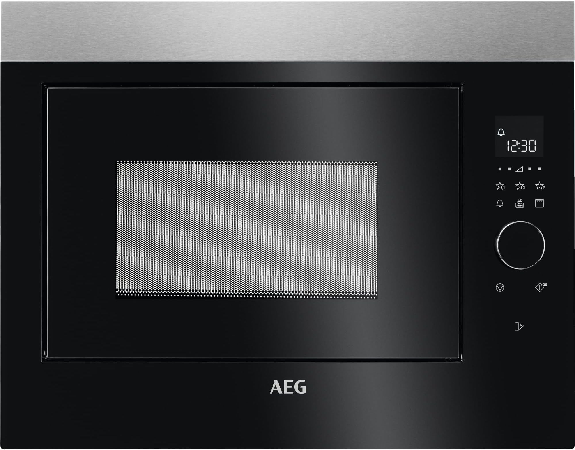 AEG Built-in Microwave MBE2658SEM, 26L Capacity, 900W, Auto Weight ...