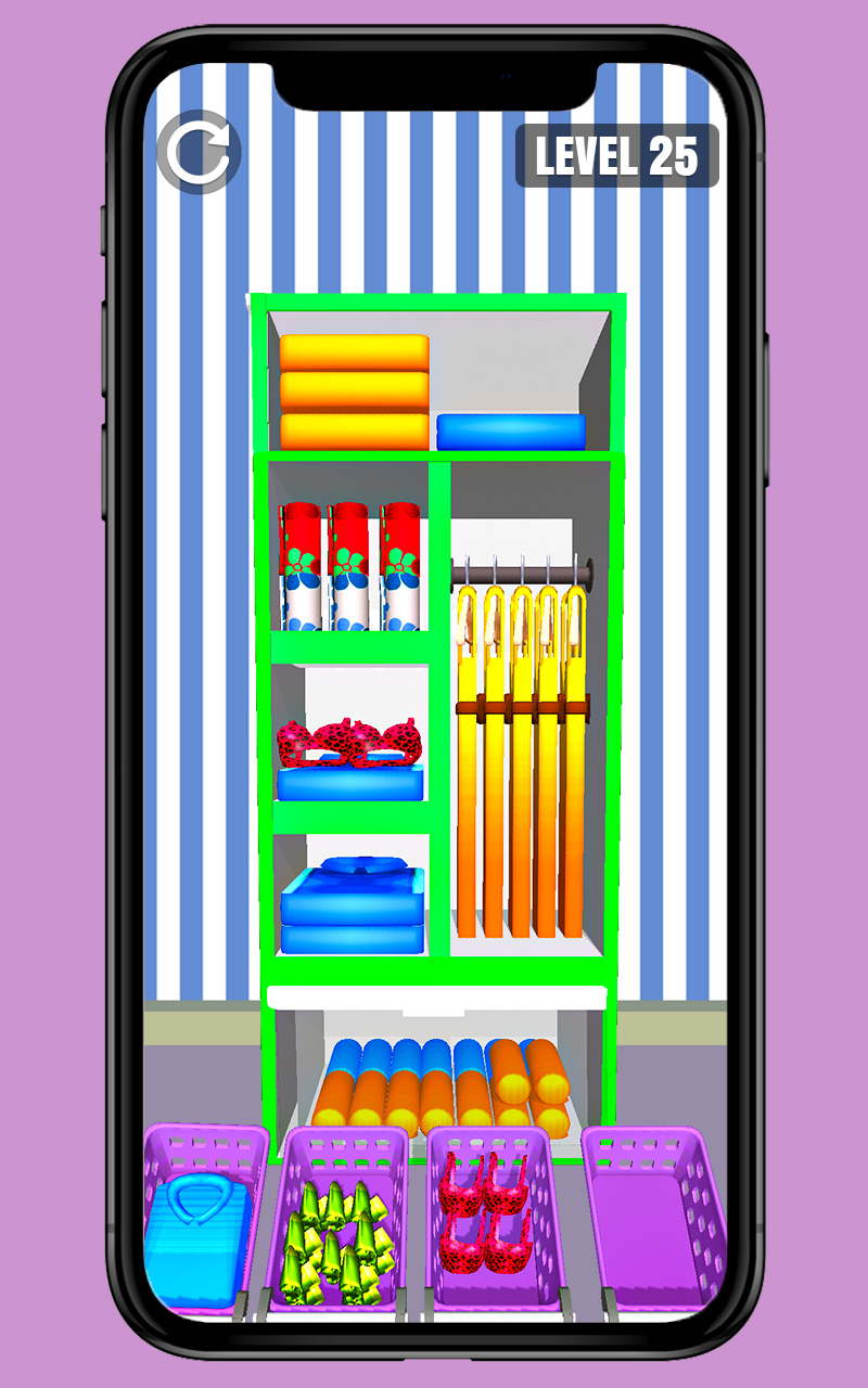 Closet Cabinets Organizing! Manage&Filling Sort Master 3D - Wardrobe ...