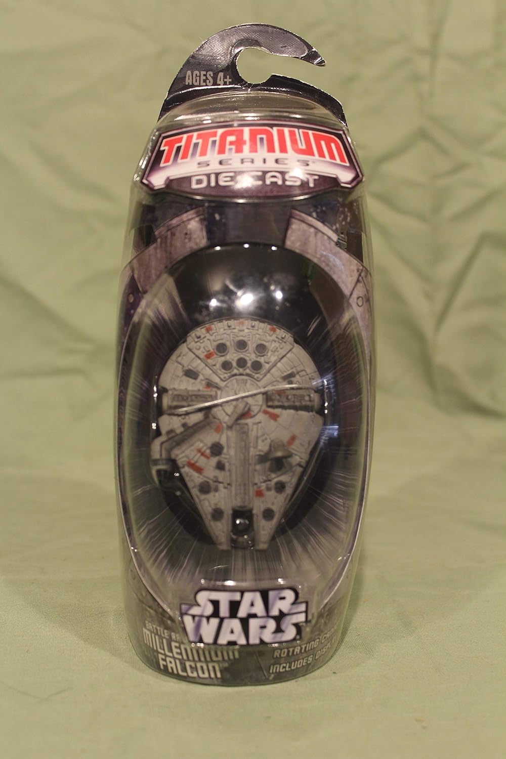 TITANIUM SERIES STAR WARS 3INCH VEHICLES - BATTLE RAVAGED M.FALCON ...