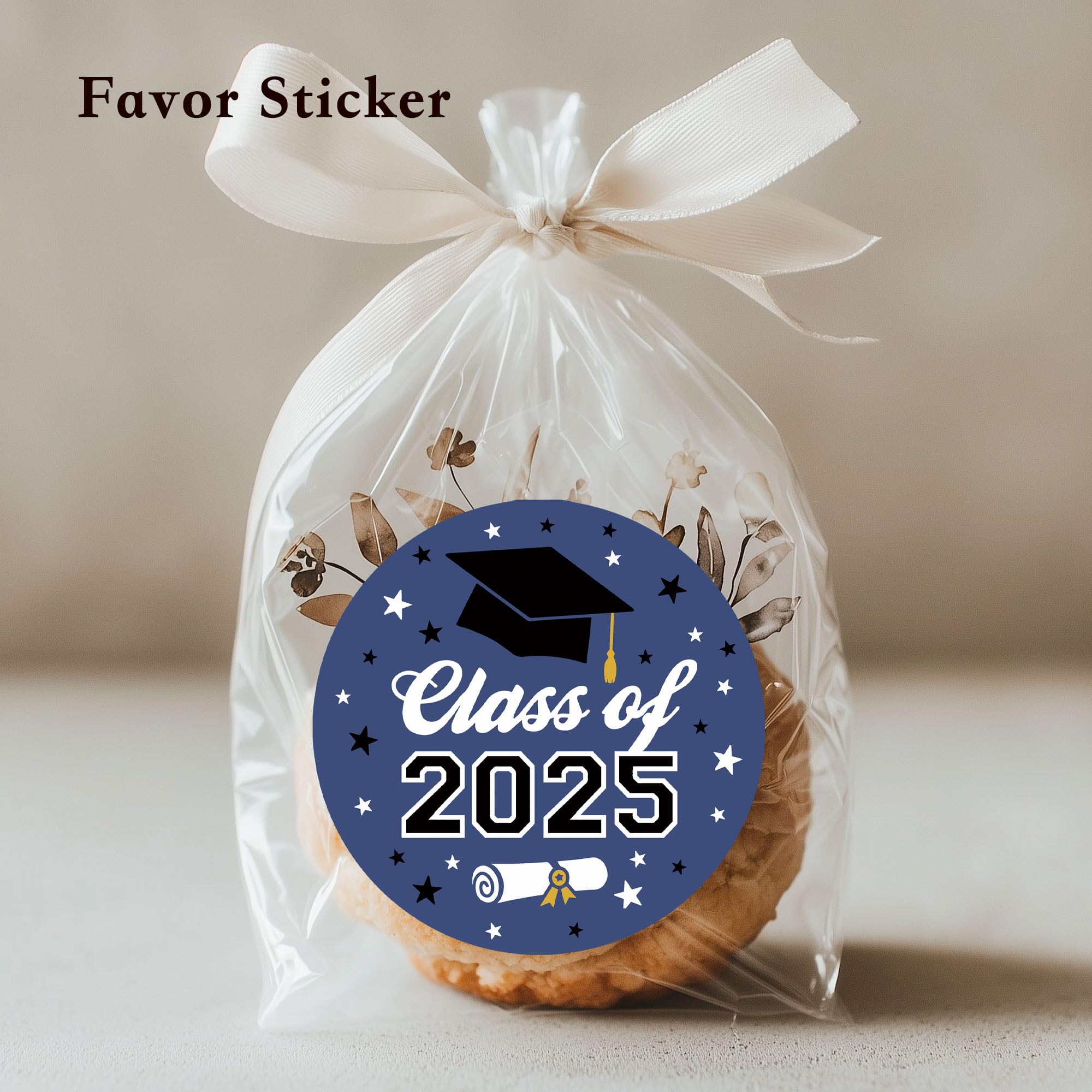 Snapklik.com : 120 Pack 2025 Graduation Stickers Blue Class Of 2025 ...