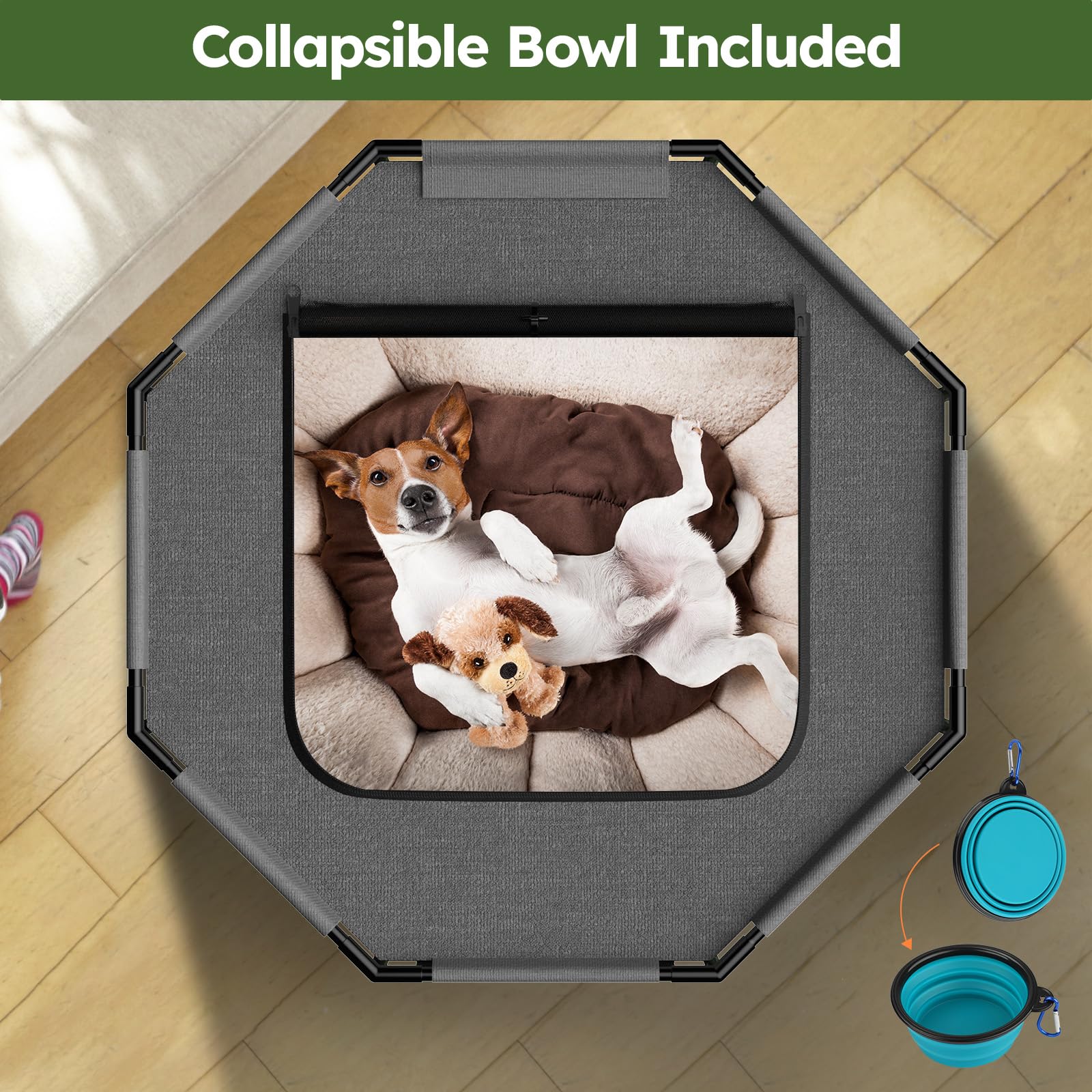 Canvas Dog Crates Octagon
