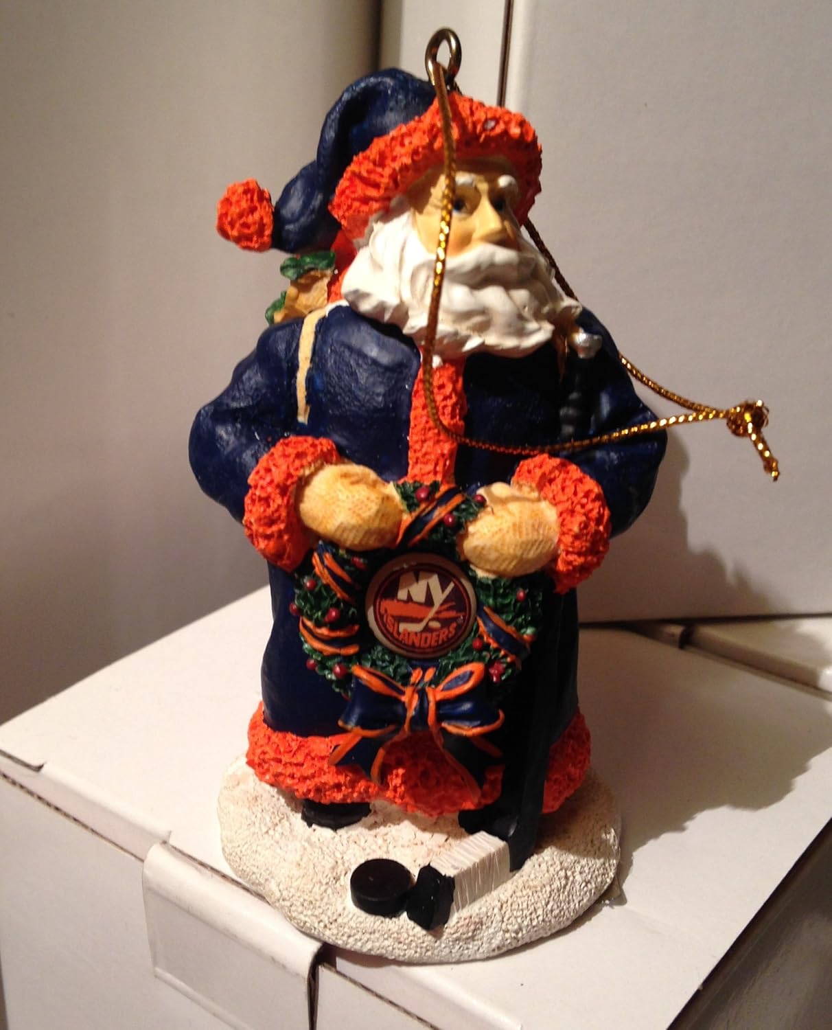 Amazon.com: New York Islanders Santa Ornamnet First in a Limited Series ...