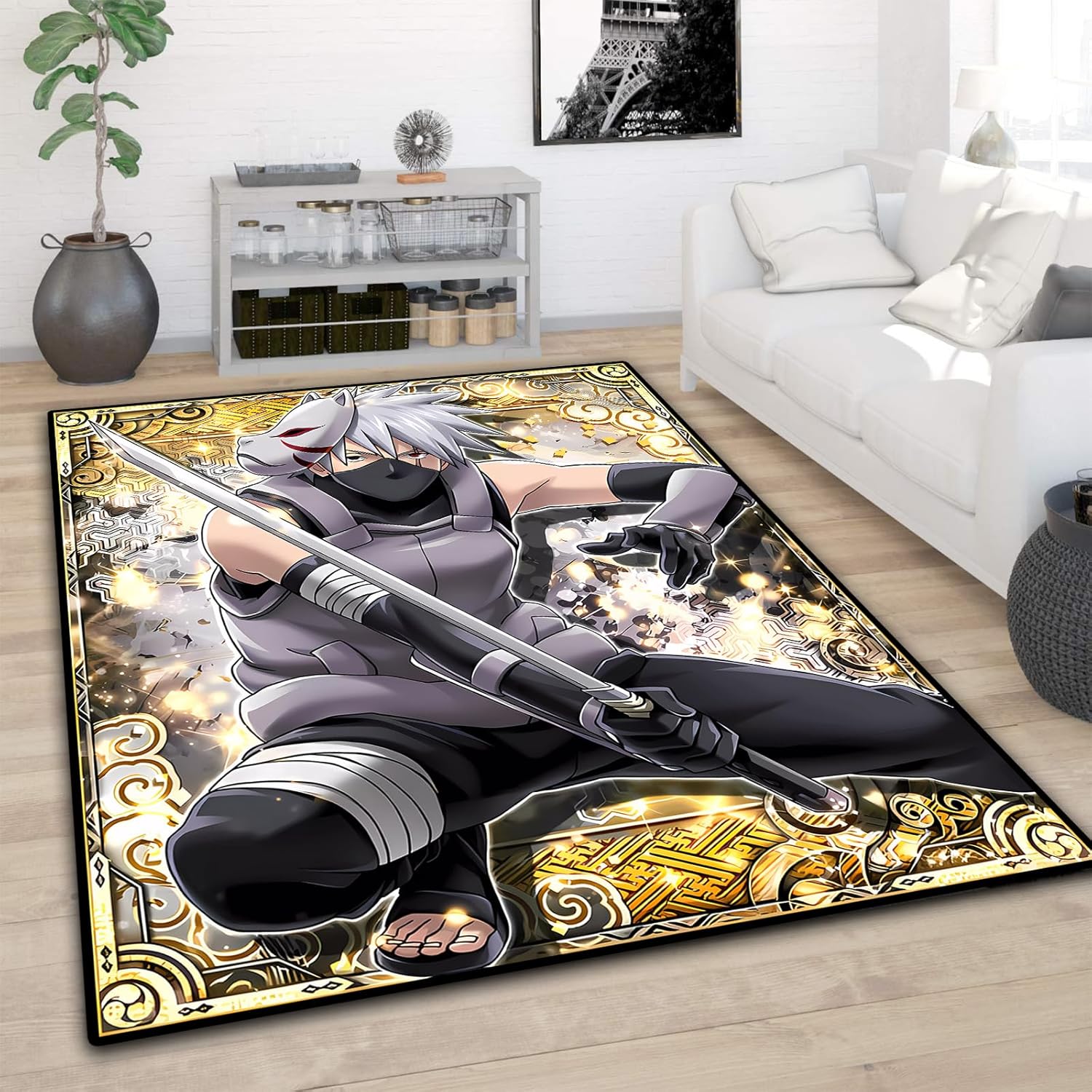 Amazon.com: Anime Rug,Anime Area Rug Cartoon Shape Carpet Soft and Non ...