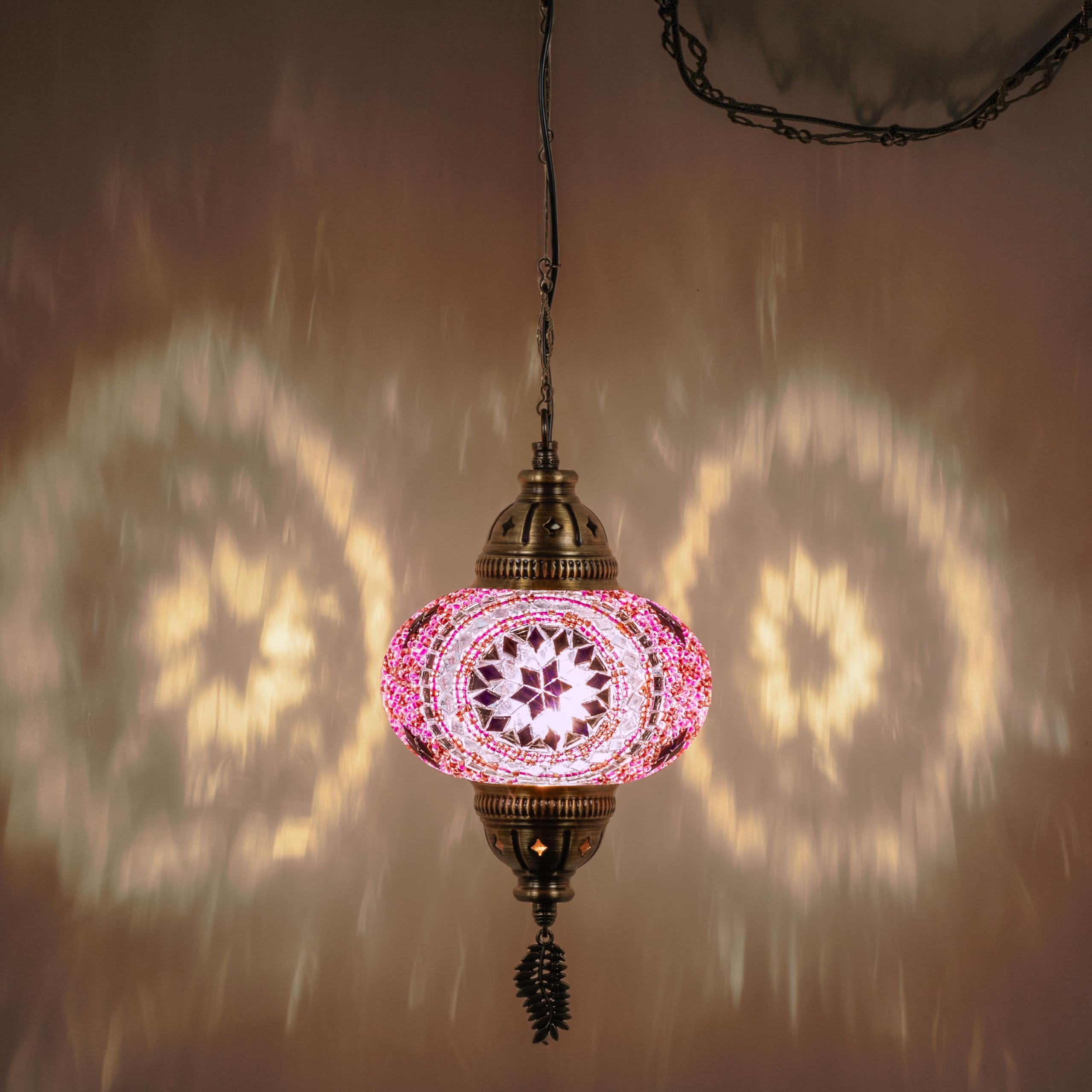 DEMMEX Authentic Turkish Plug in Light, Handmade in Turkey, 6.5" Globe ...