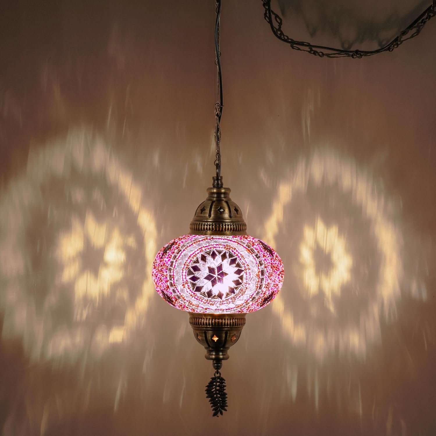 DEMMEX Authentic Turkish Plug in Light, Handmade in Turkey, 6.5" Globe ...