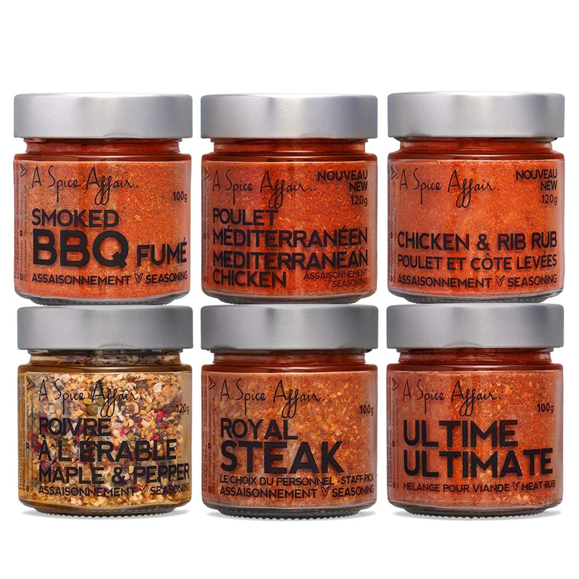 Amazon.com : A Spice Affair's Bold BBQ Spices and Seasonings Set — 6 ...