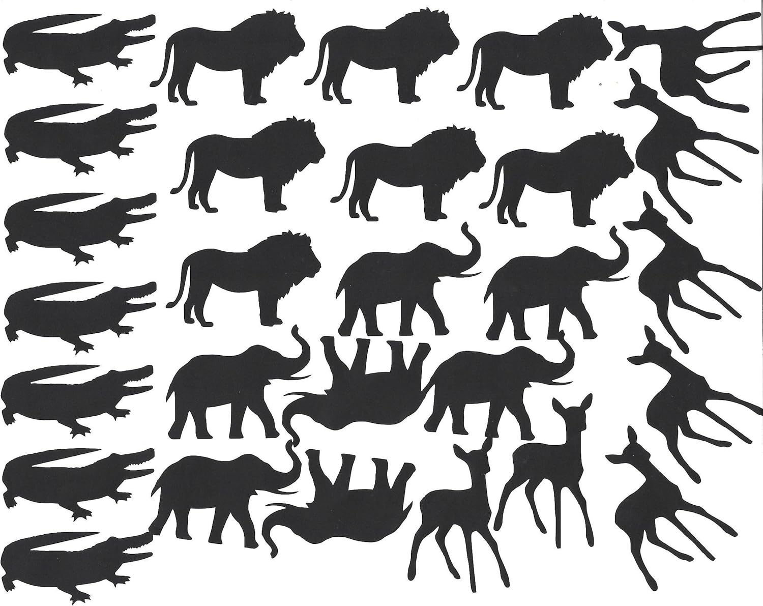 Amazon.com: Elephant Collection (Animals + Elephant Vinyl Stickers c2)