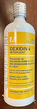 3M EA/1 DEXIDIN 4 DETERGENT SOLUTION W/ PUMP, 450ML : Amazon.ca: Health ...