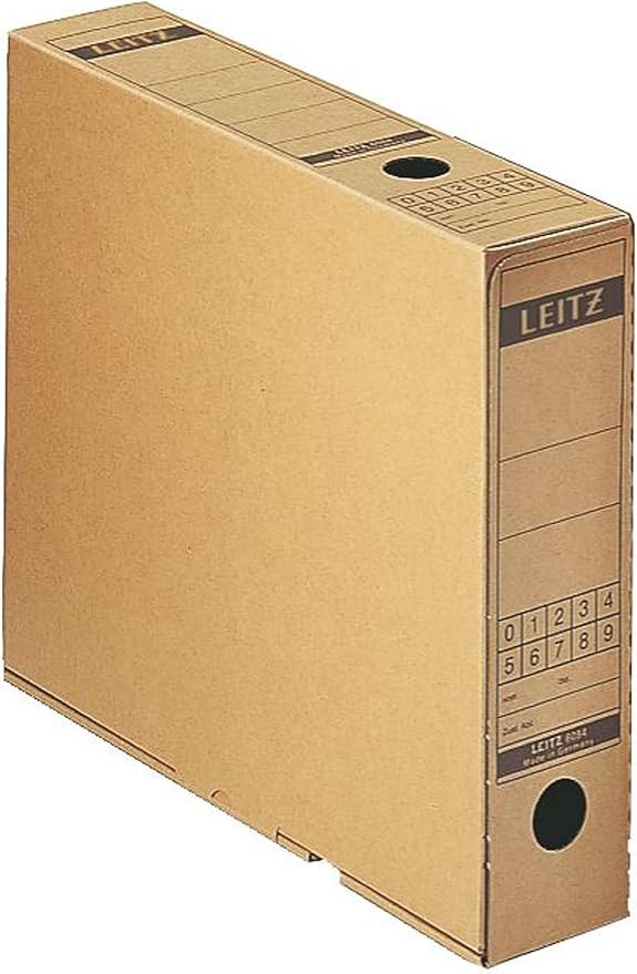 Amazon.com : Leitz A4 Premium Archiving Box with Wide Opening, White ...