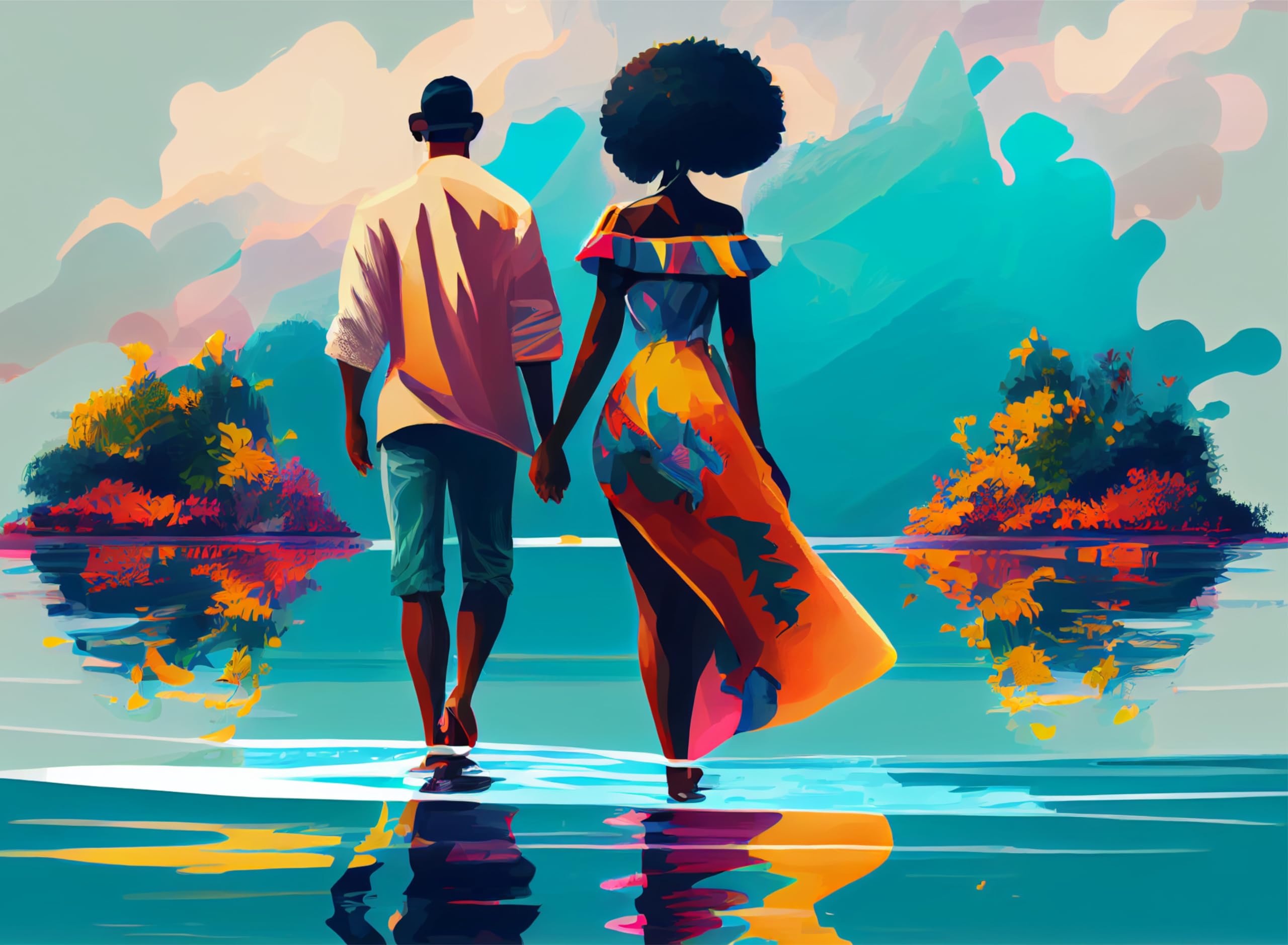 African Puzzles for Adults 1000 Piece: LewisRenee Art Jigsaw, Enjoy a ...