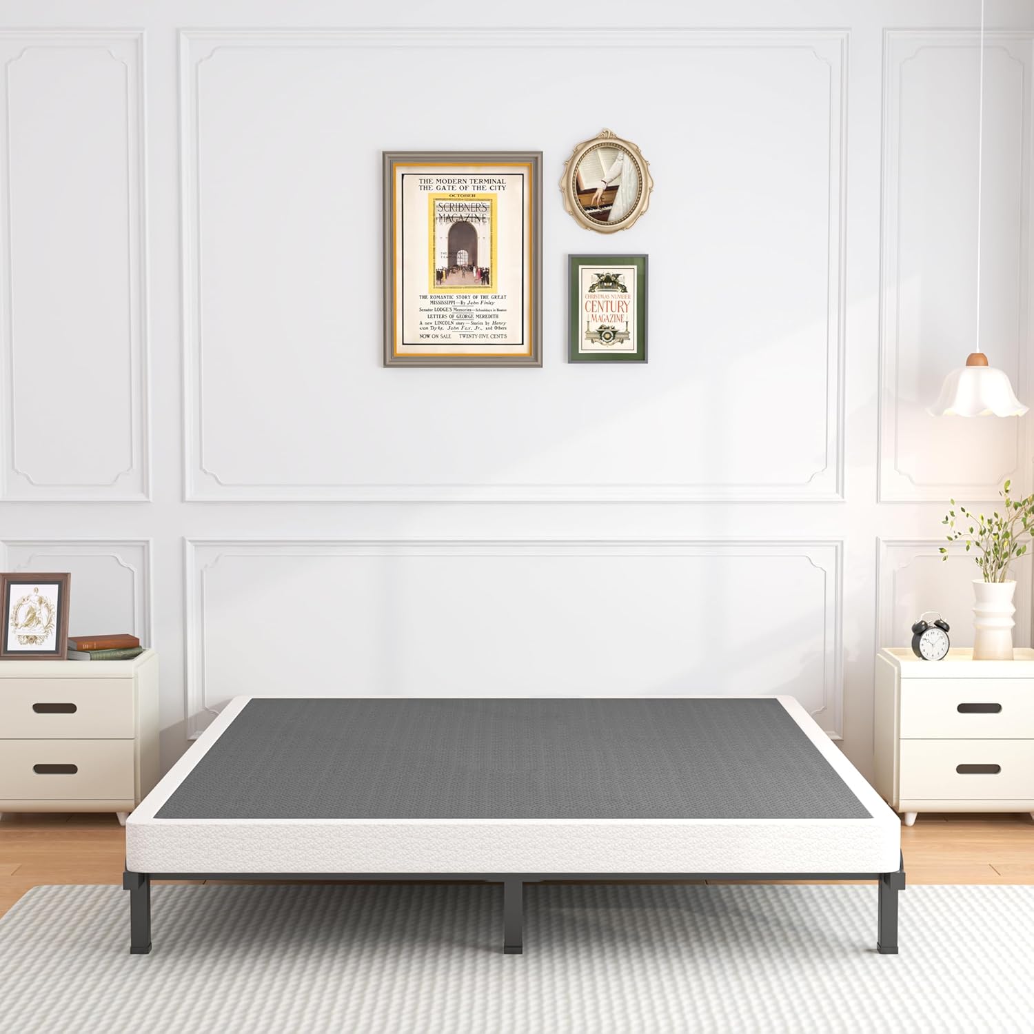 Amazon.com: ROIL 5 Inch Queen Box Spring, Heavy Duty Metal Low Profile ...