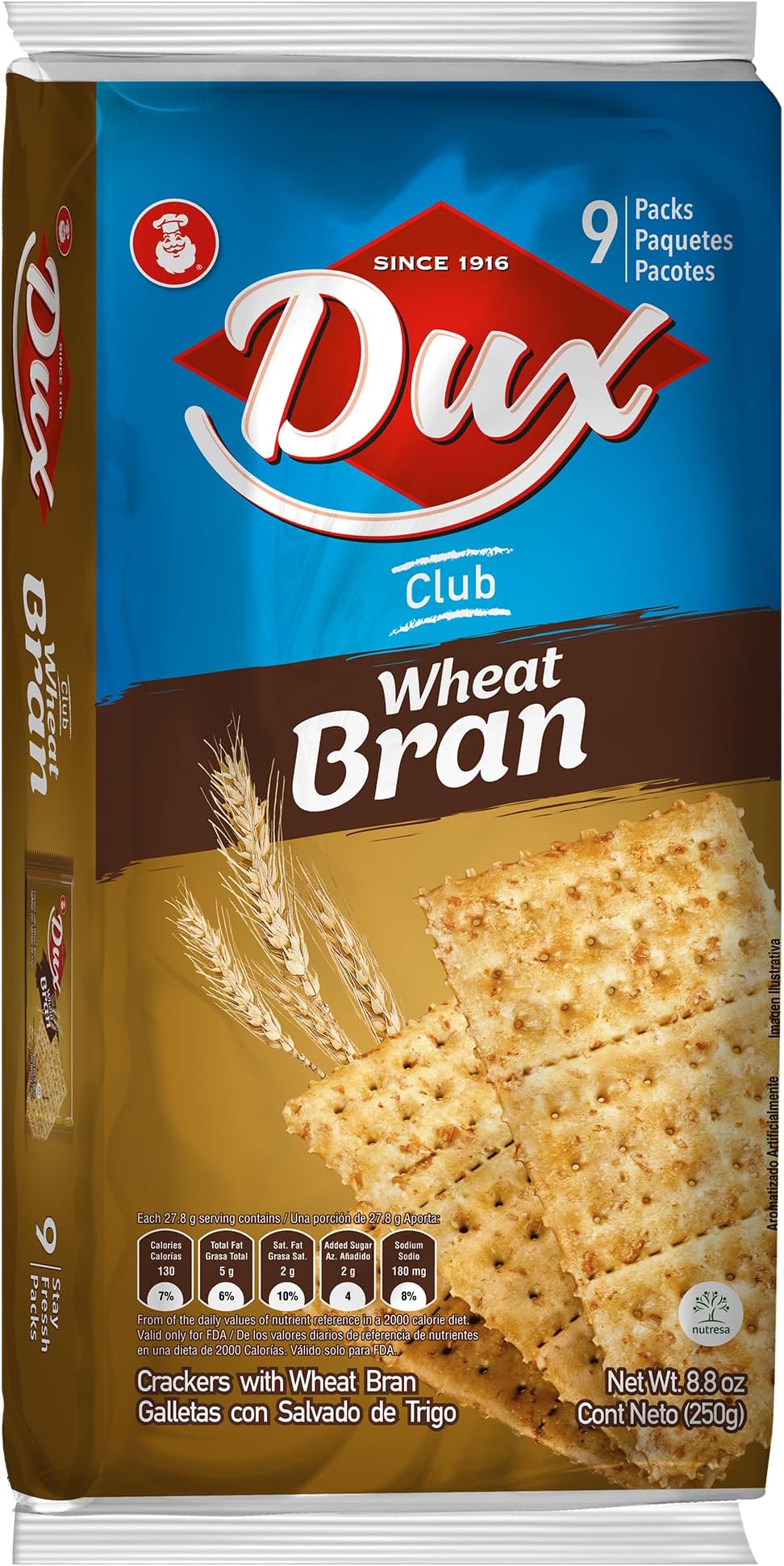 Amazon.com: Dux Original Crackers | Salty & Crunchy | Enjoy Anytime | 8 ...