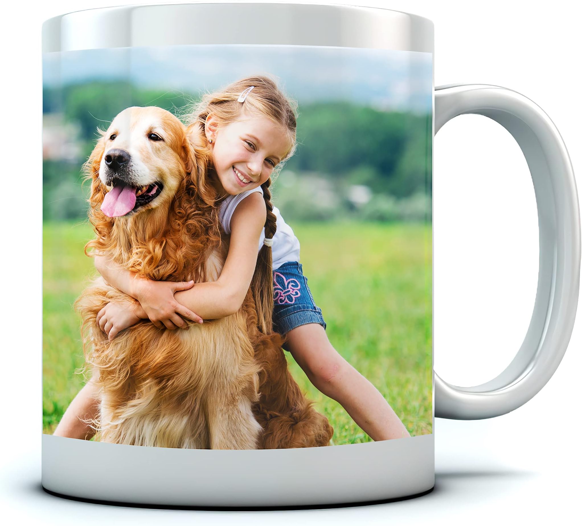 Amazon.com: Personalized Coffee Mug - Add pictures, logo, or text to ...