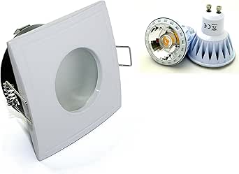 Set of 19 Built-In Spotlight Aquarus S Rectangular: White 230 V IP65 7 ...