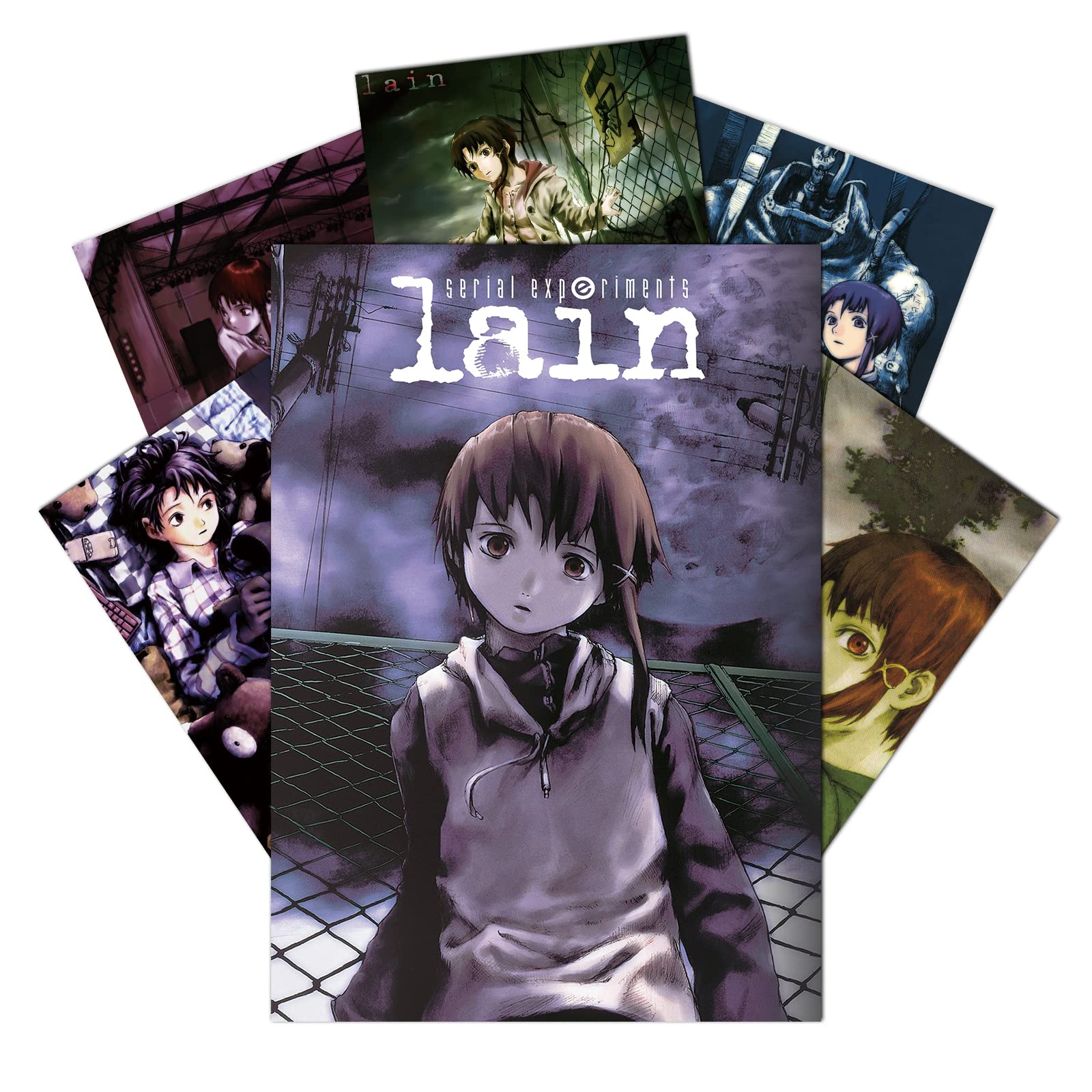 Buy serial experiments lain 6 PCS Premium Art Anime s Japanese Manga ...
