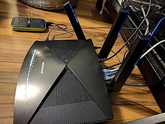 Amazon.com: NETGEAR R9000-100NAR Nighthawk X10 AD7200 802.11ac/ad Quad ...