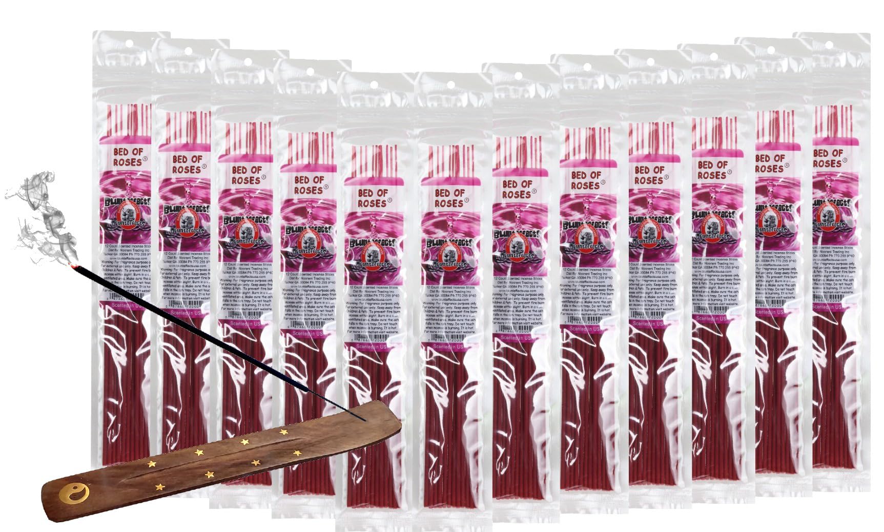Blunteffects Premium Hand Dipped Incense Sticks - 5 Packs - 12 Sticks ...