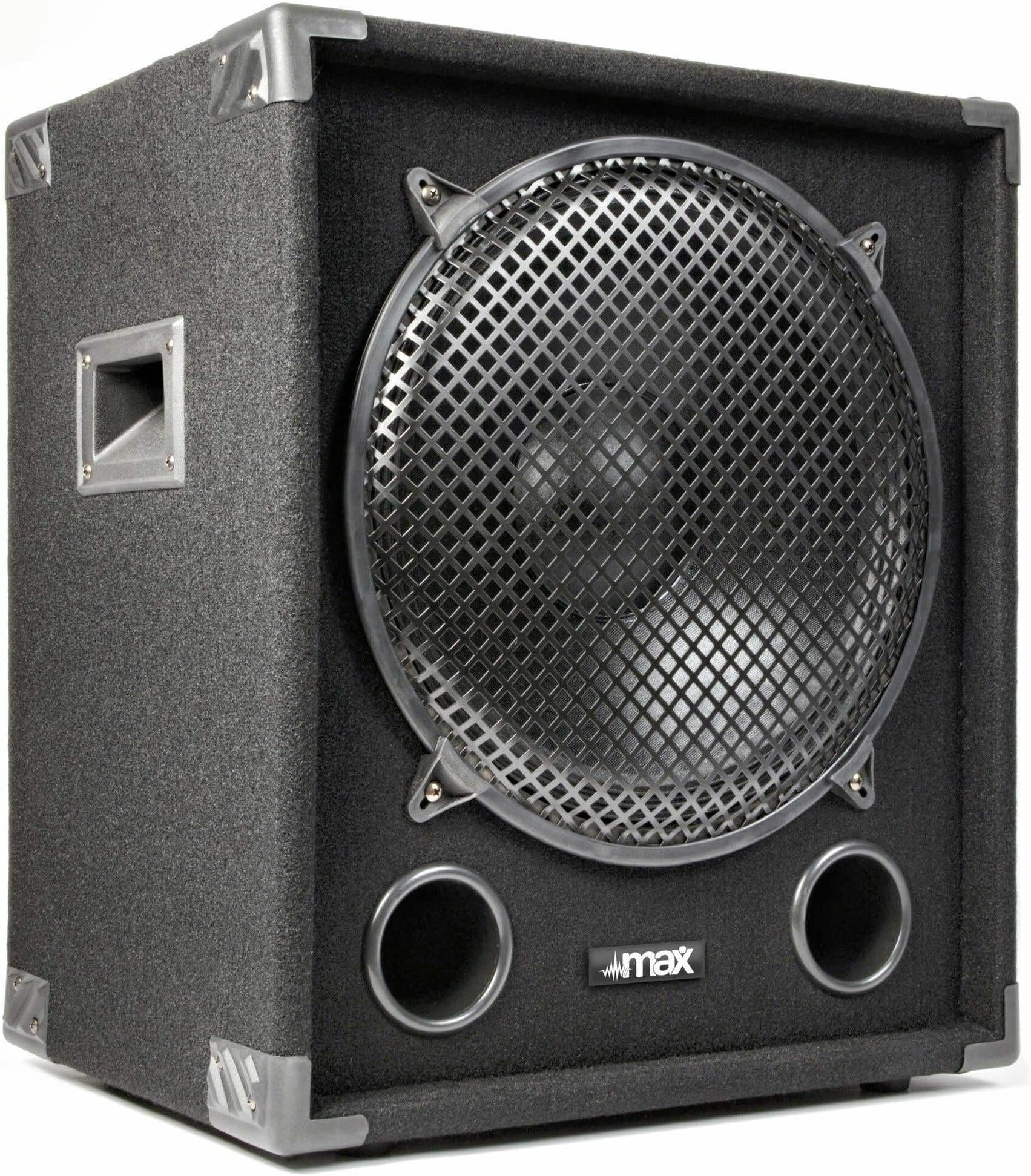 MAX Max15SUB Caisson de Basse Passif 1200 Watts Subwoofer DJ 15", 2X ...