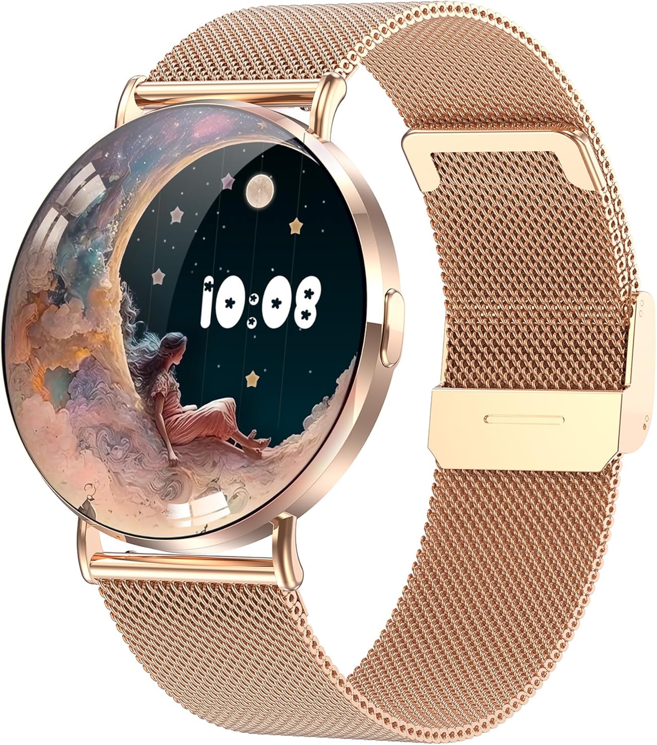 Amazon.com: FIRSTYLE Smart Watch for Women,1.32" AMOLED Display,Heart ...