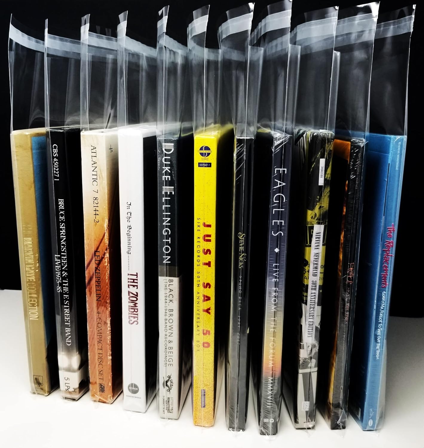 Amazon.com: 10 Pack of Medium Box Set Outer Sleeves Resealable Plastic ...