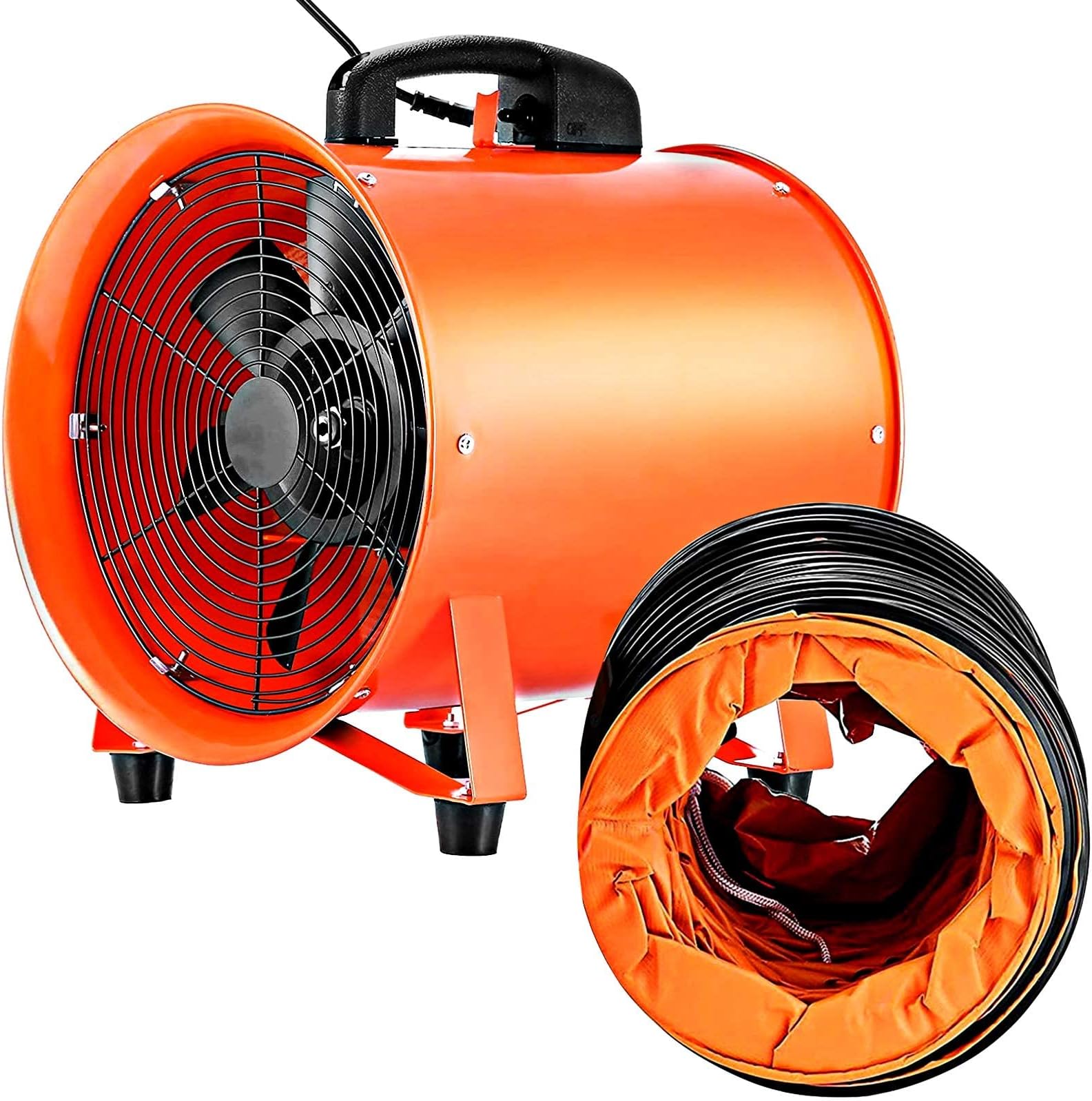 Amazon.com: MOUNTO 1HP 3000cfm 12inch Industrial Axial Blower ...