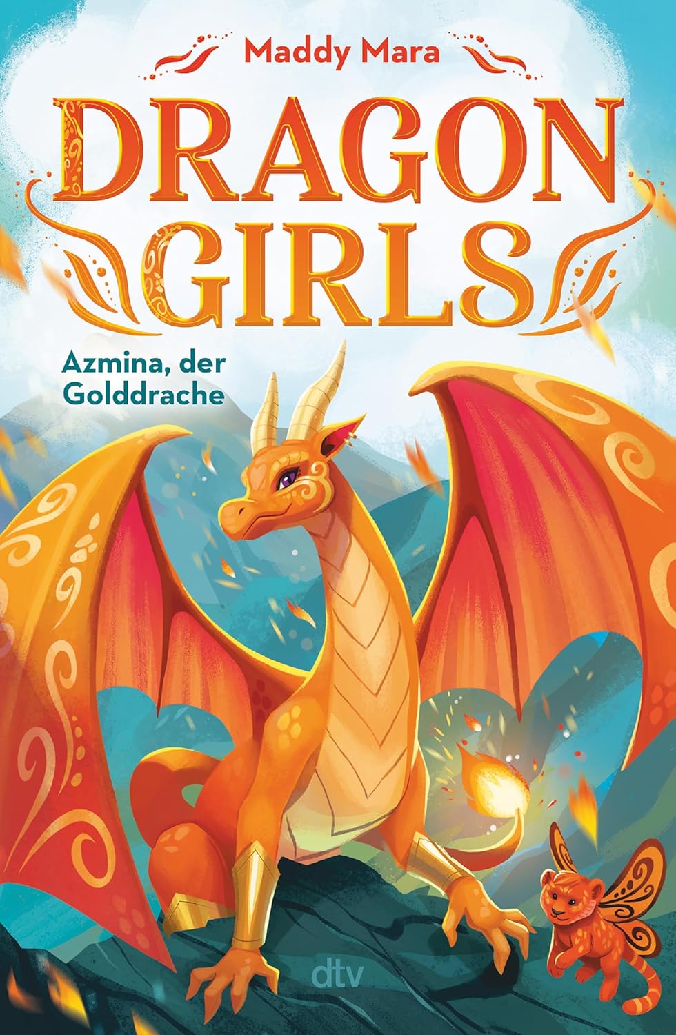 Amazon.com: Dragon Girls – Azmina, der Golddrache: Drachenstarkes ...
