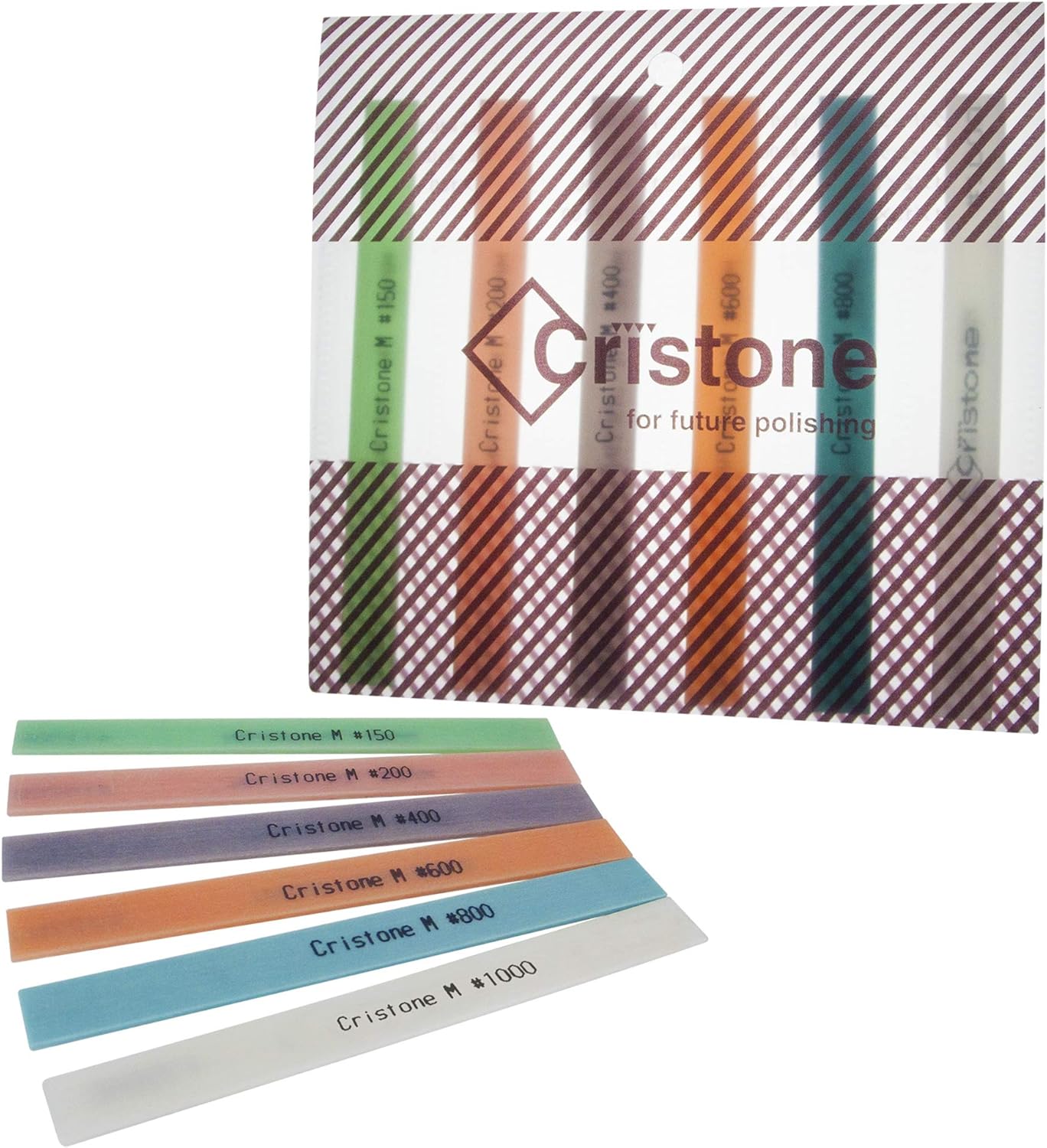 MIRACLE Cristone Ceramic Fiber Stones 6 Pcs Set 100L x 10W x 1T mm For ...