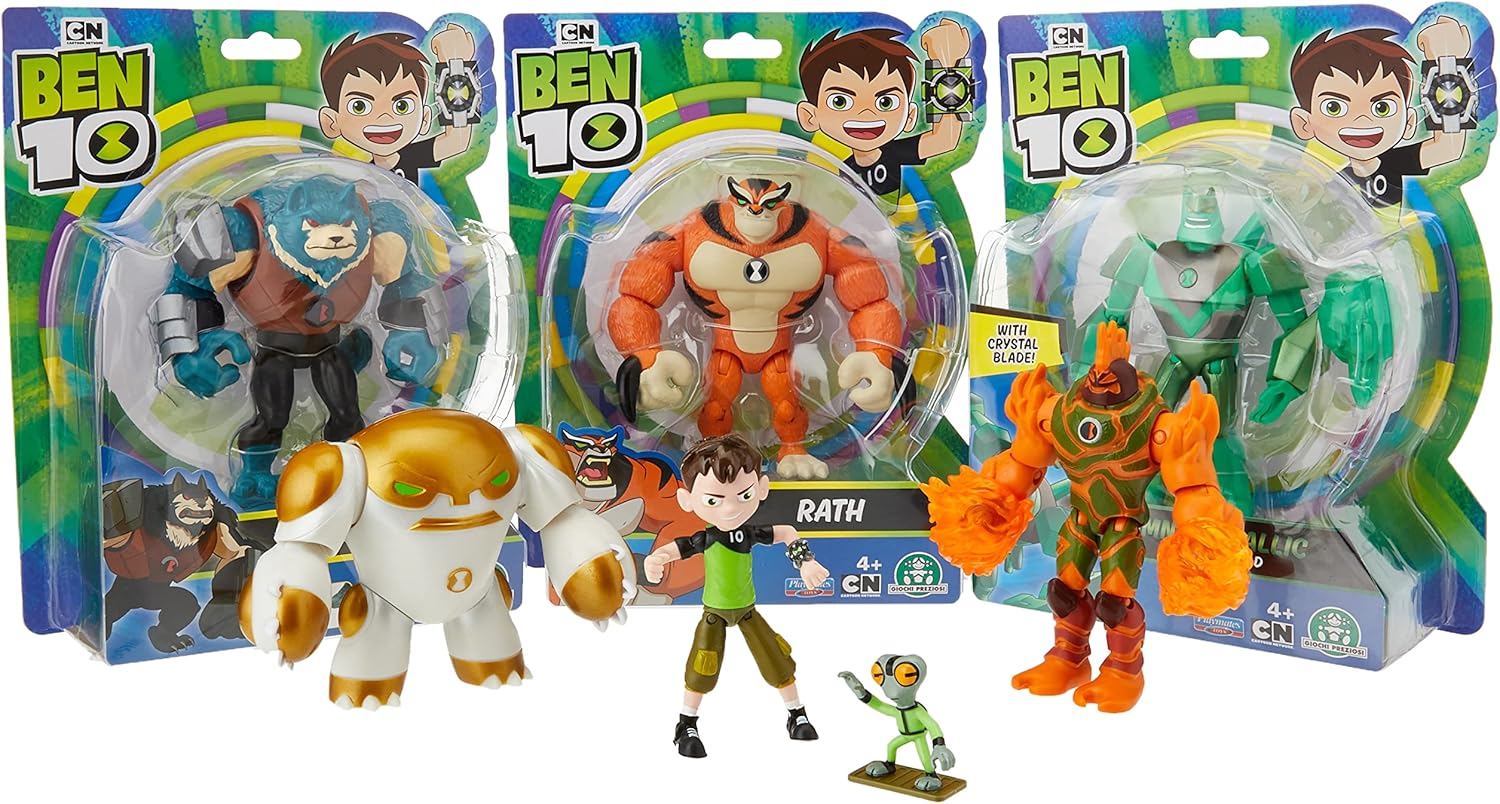 Ben 10 Action Figure 6 Pack - Figures Selected at Random : Amazon.co.uk ...
