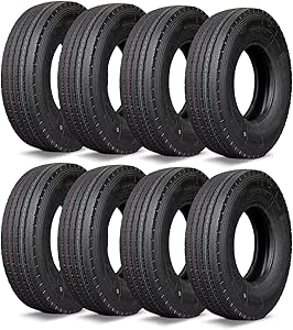 Amazon.com: Set of 8(EIGHT) All Steel Radial 14PR Copartner Trailer Tire - ST235/80R16 129/125M ...