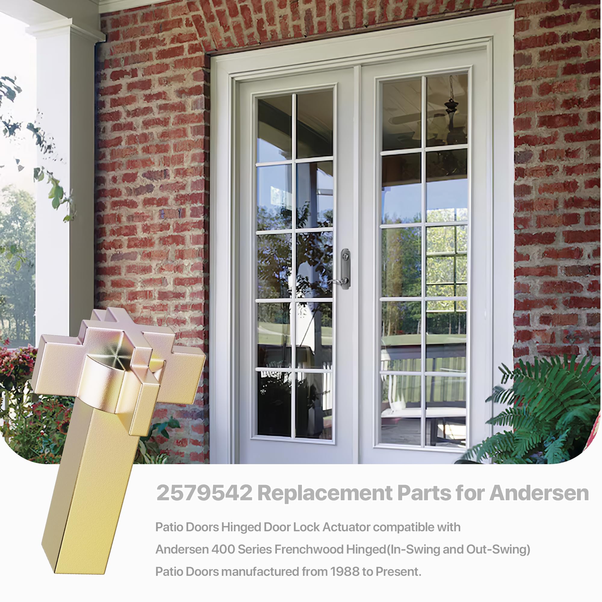 Snapklik.com : Hinged Door Lock Actuator For Patio Doors,Compatible