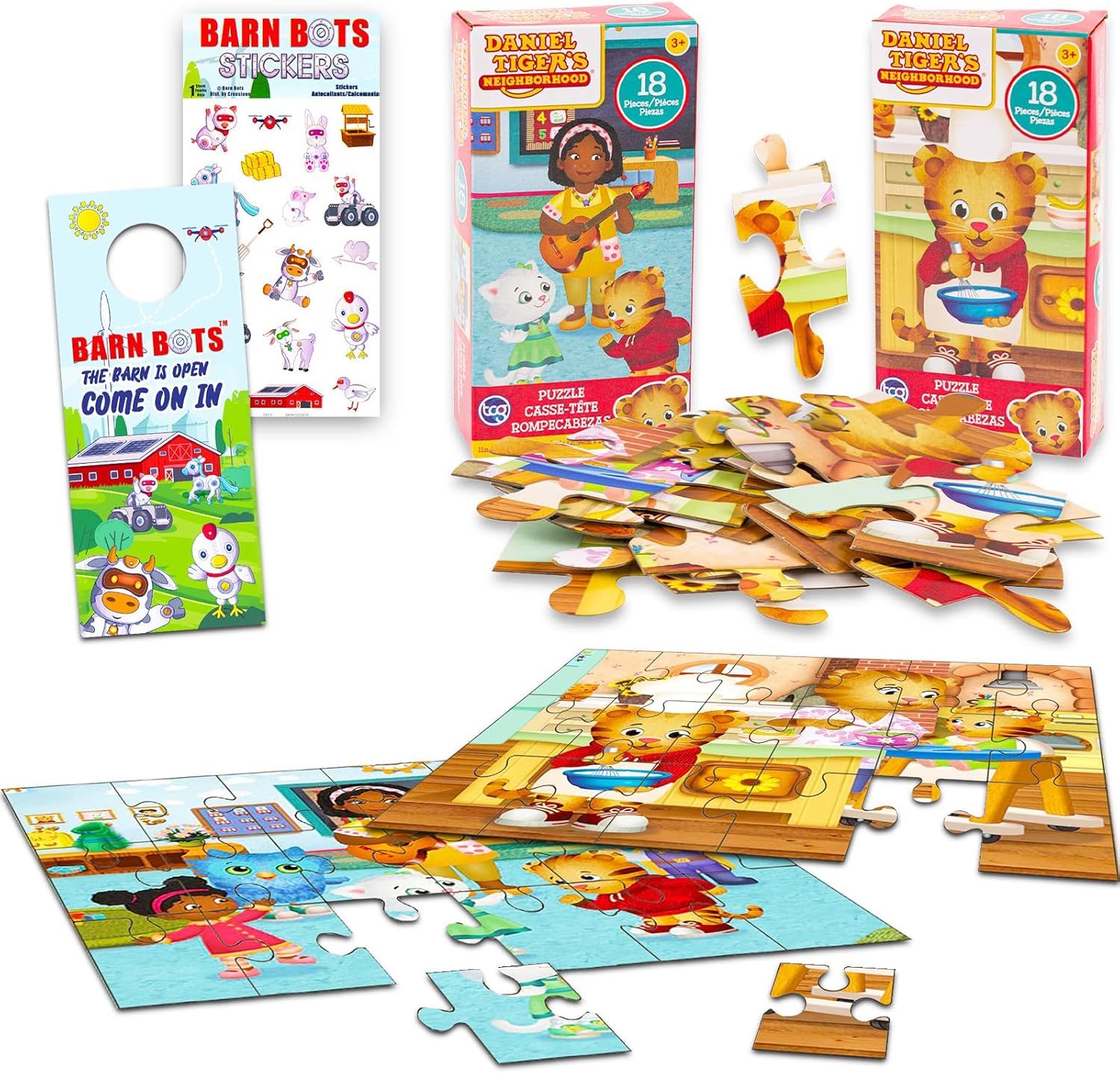 Amazon.com: Daniel Tiger's Nieghborhood 18 Pc Puzzle Set for Kids ...