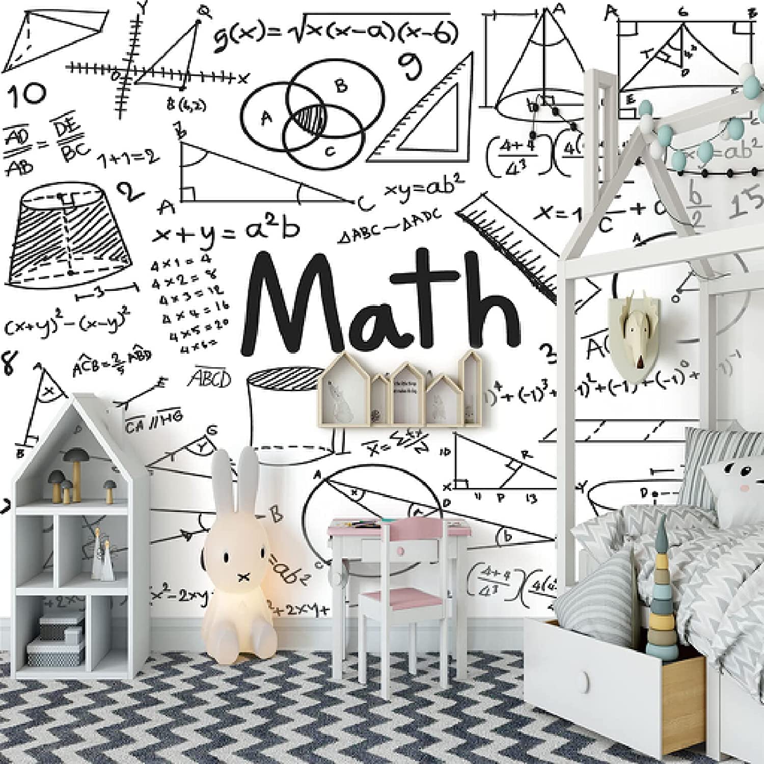 Mathe Tapete Hintergrund Fototapete Die Wissenschaft Und Mathematik