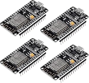 Amazon.com: MELIFE 4pcs ESP8266 NodeMCU, CP2102 ESP-12E WiFi Internet Development Board Open ...