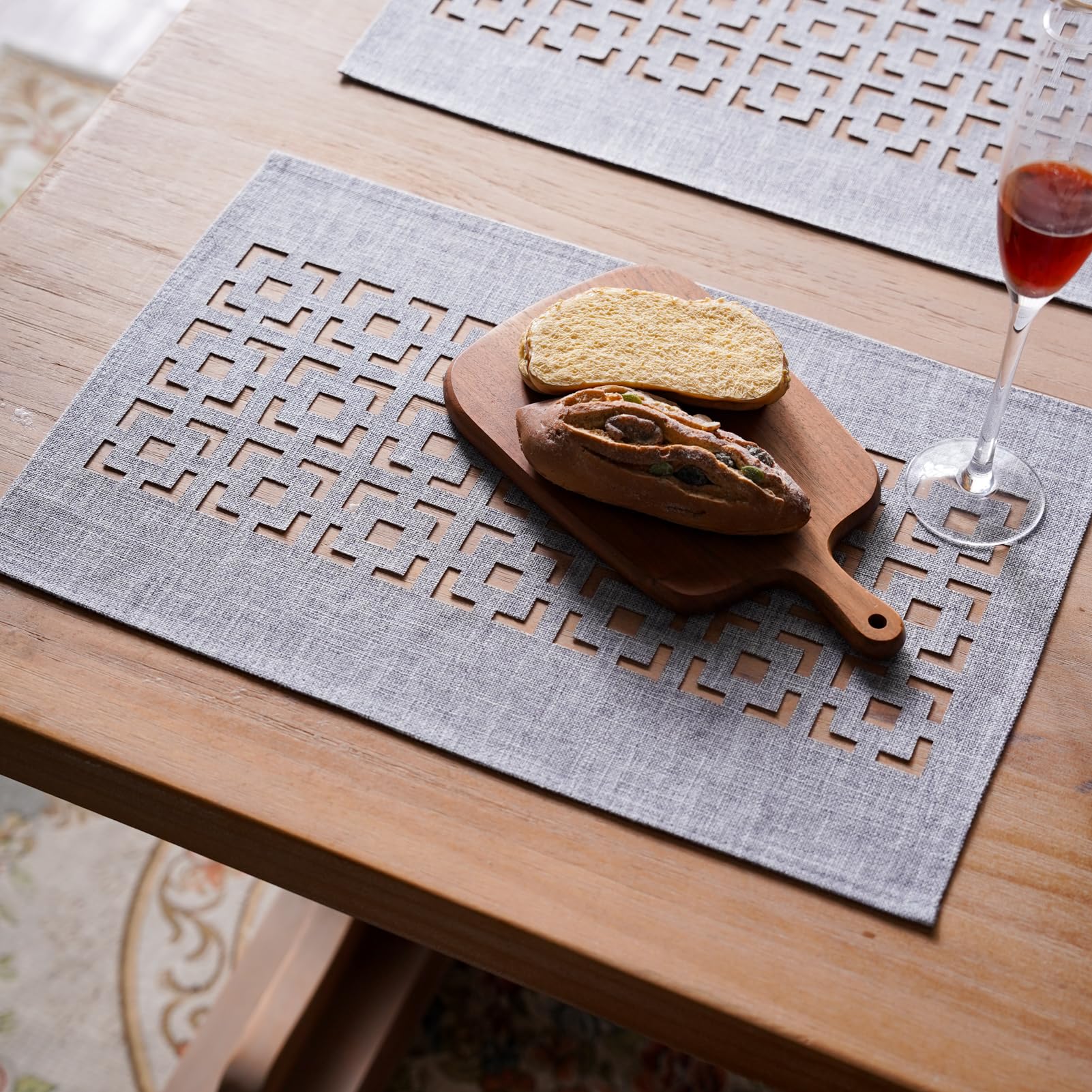 Amazon.com: ARTABLE Rectangle Table Runners Fabric Home Garden Table ...