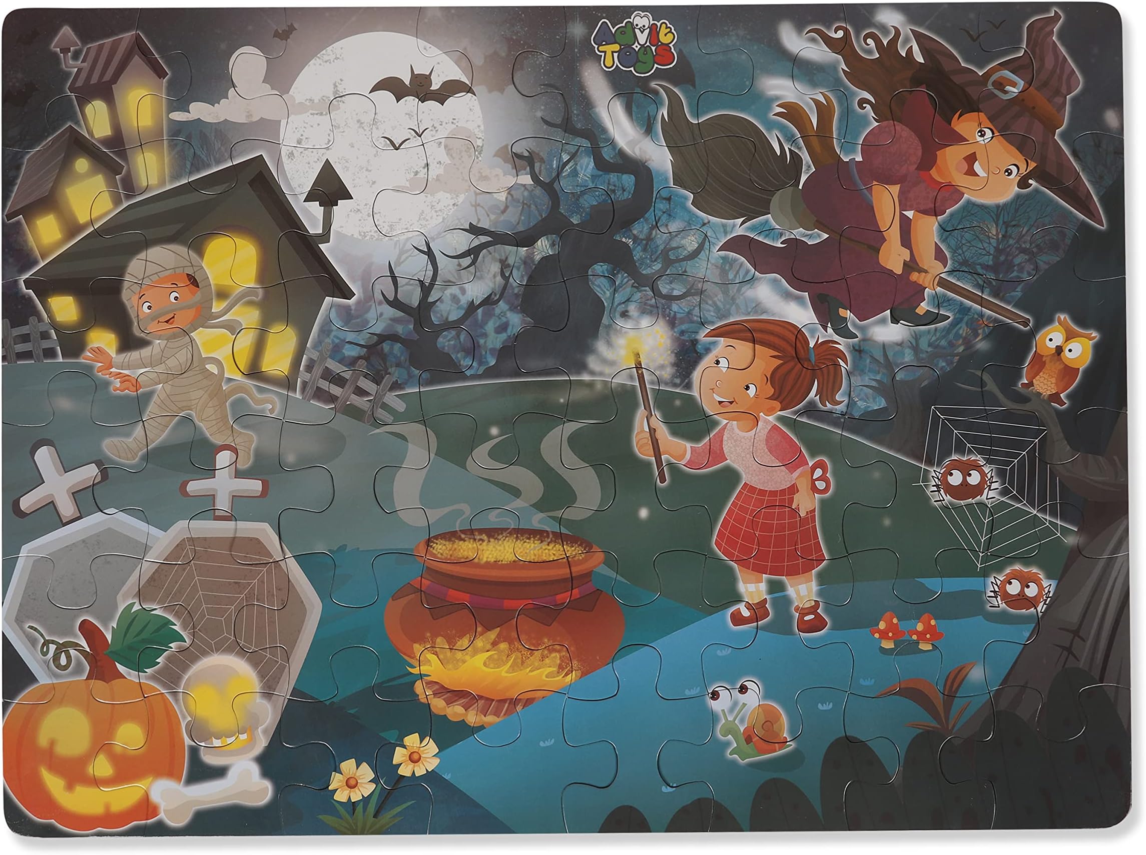 Buy Advit Toys - Dinosaurs Jigsaw Puzzle (24 Piece + Educational Fun ...