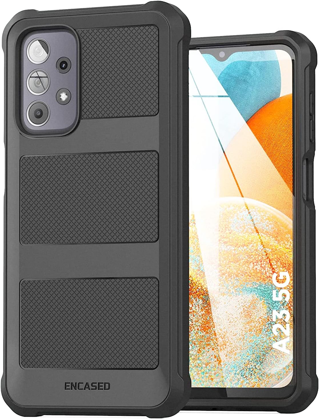 Amazon.com: ENCASED Protective Case for Samsung Galaxy A23 5G - Falcon Series (Black) : Cell ...