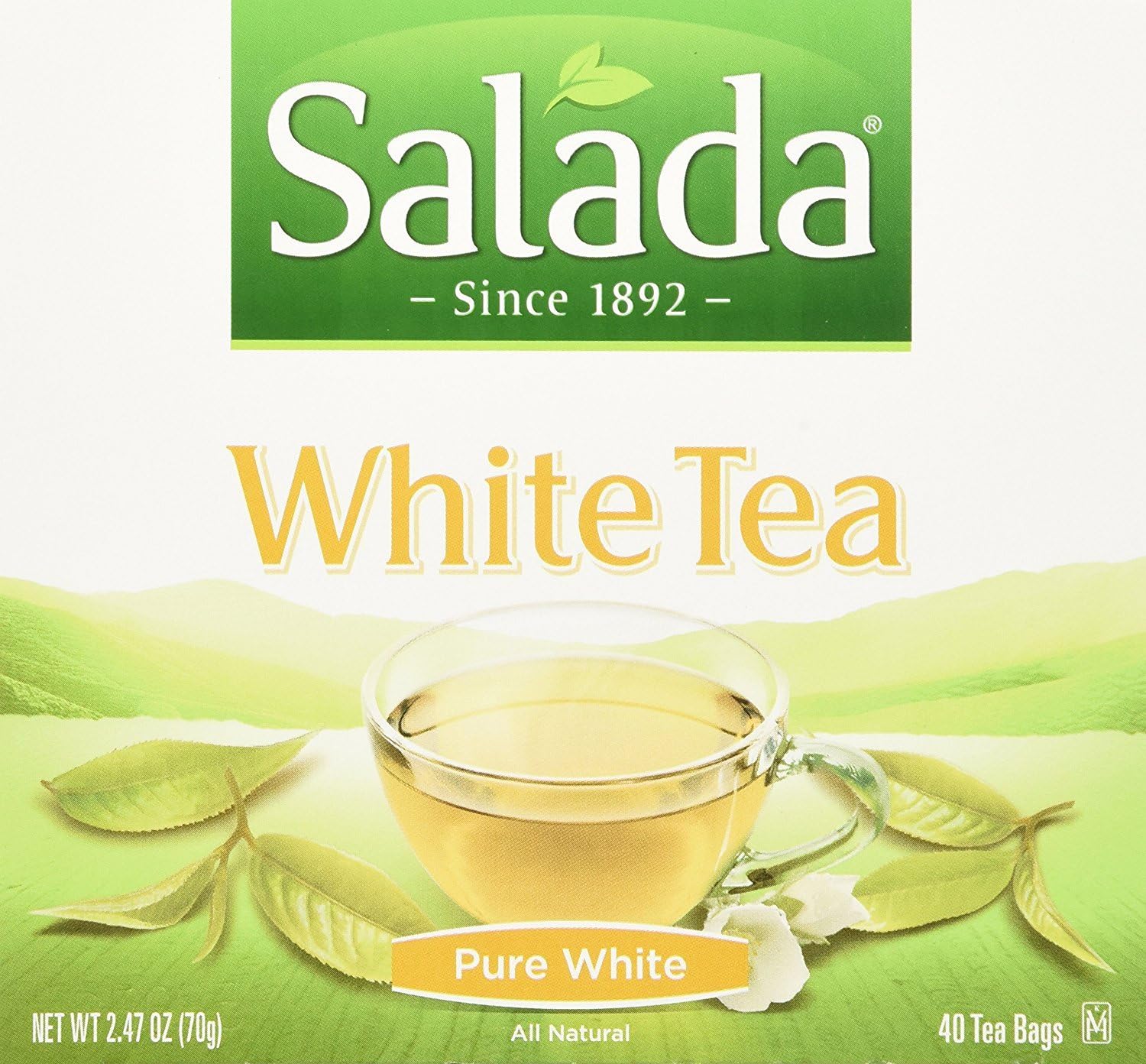 Amazon.com : Salada Pure White Tea - 40 ct : Grocery Tea Sampler ...