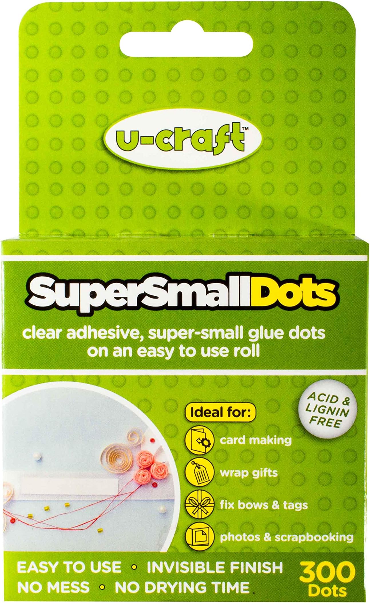 Super High Tack Permanent Glue Dots 1000 on a Roll : Amazon.co.uk