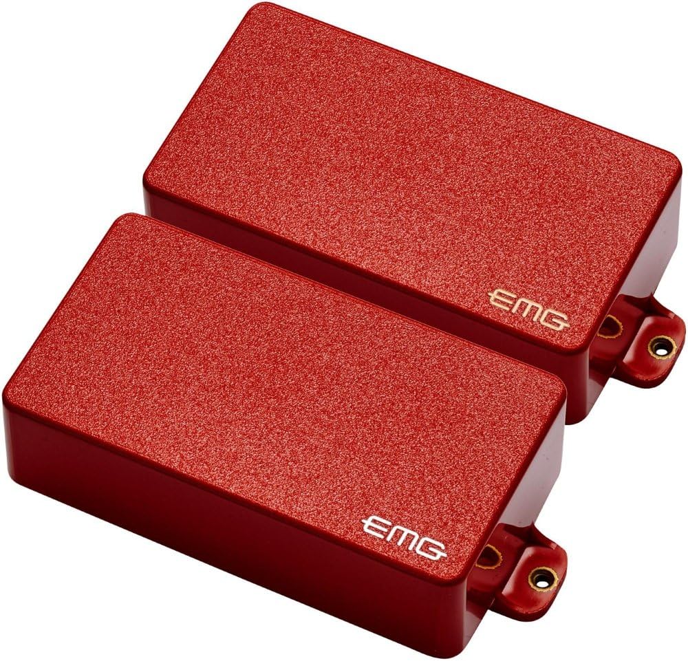 Amazon.com: EMG 81/85 Active Electric Guitar Humbucker Pickup Set Red ...
